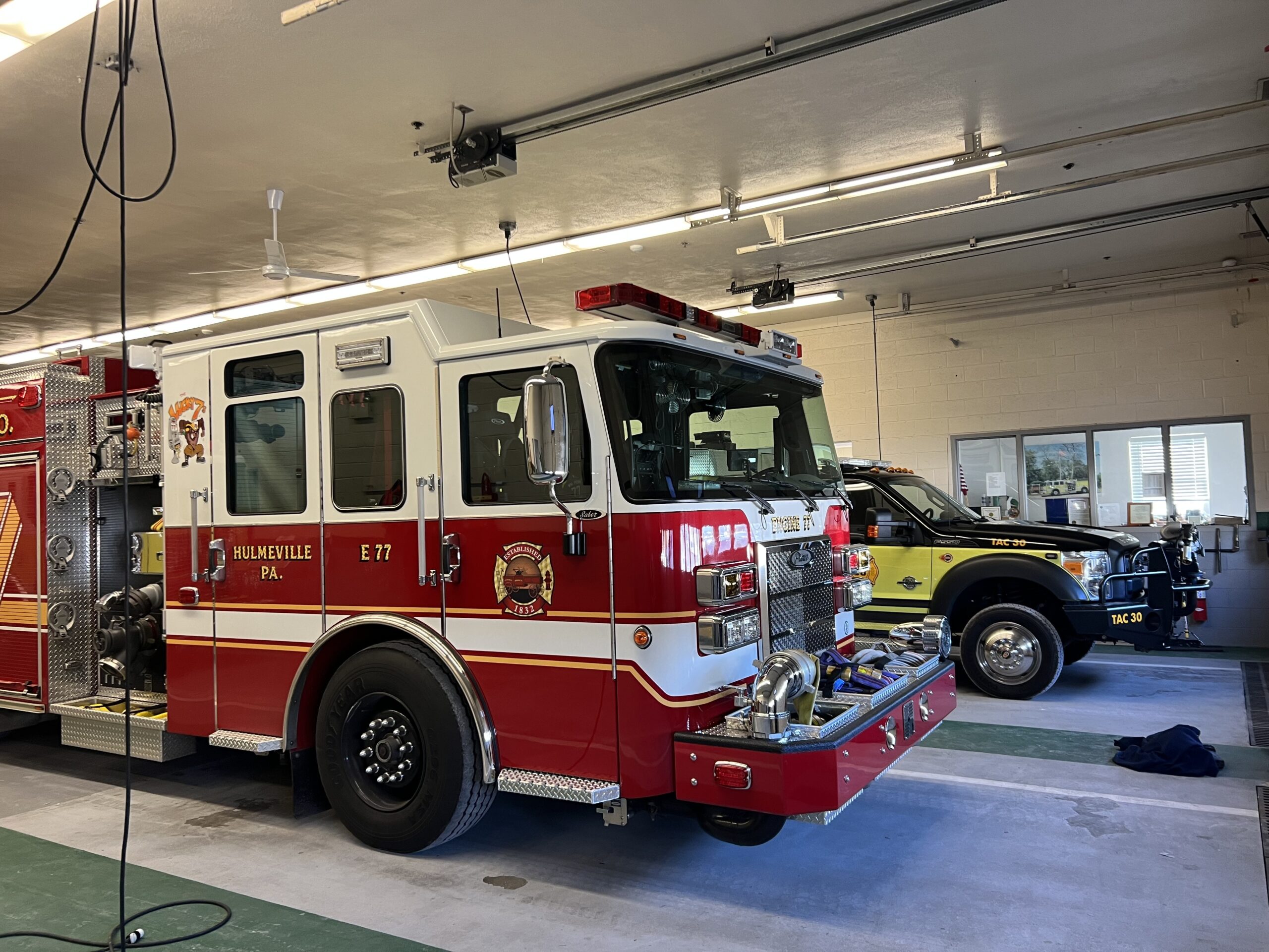 Engine 77 at Station 30 - William Penn Fire Company